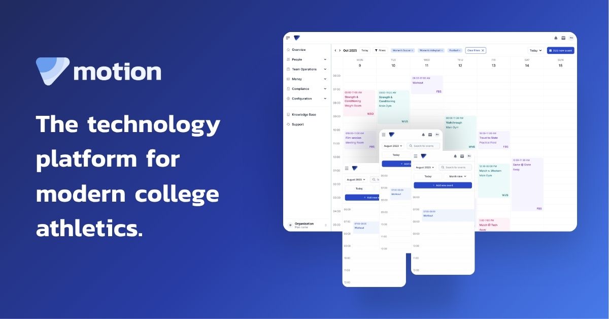 Motion: The Technology Platform for Modern College Athletics